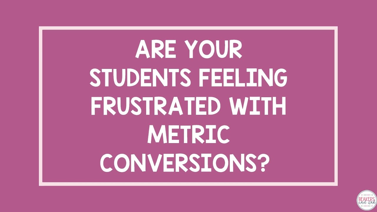How To Teach Students To Convert Units In The Metric System YouTube How To Teach Students To Convert Units In The Metric System YouTube