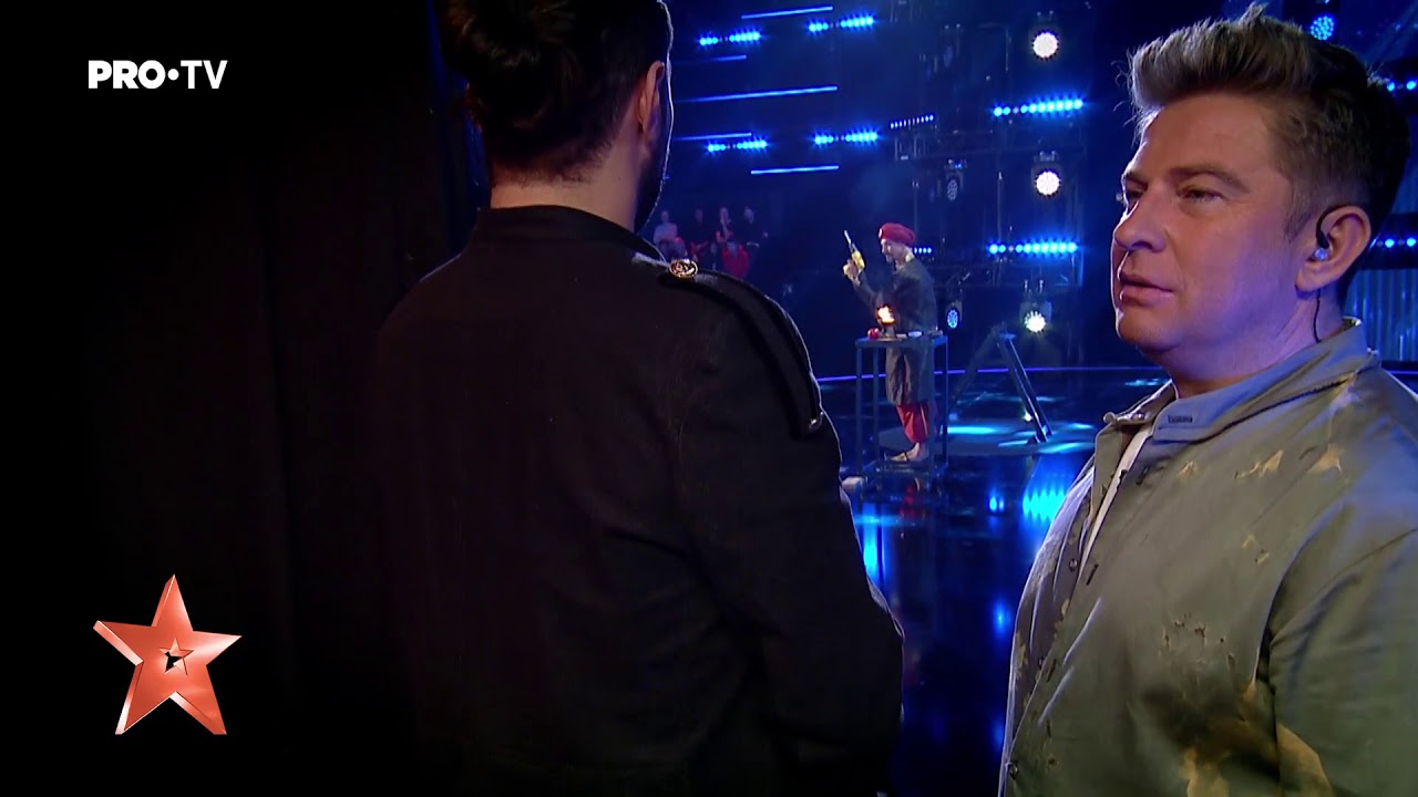 Fakir Testa şi-a băgat burghiul în nas, la Romani au Talent - YouTube