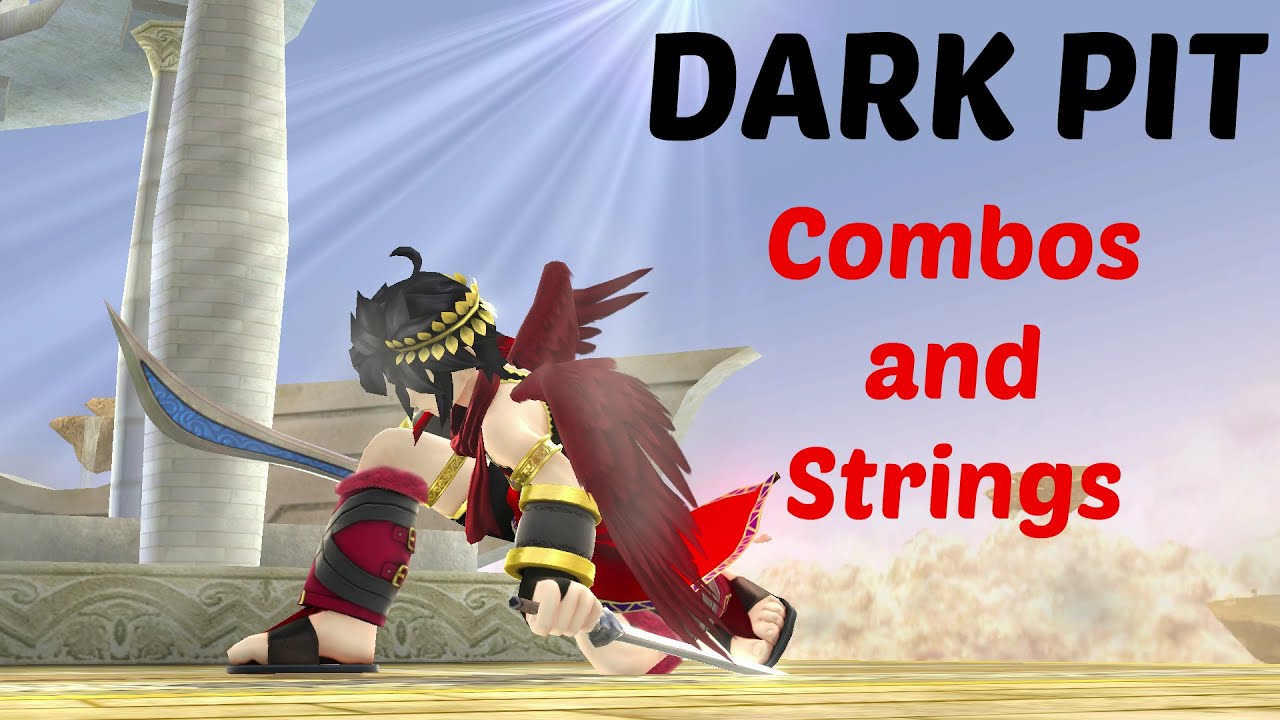Dark Pit Combos/Strings and Setups - Super Smash Bros 4 (Training Mode ...