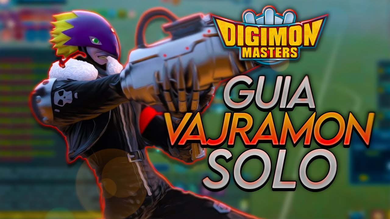 Guia REAL de como solearse a vajramon, Digimon masters online - YouTube