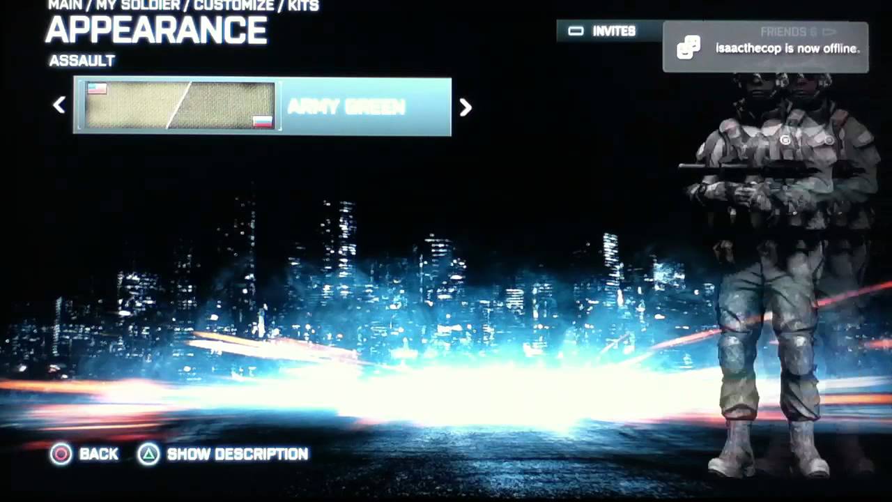 Battlefield 3 Menu Loadout - YouTube