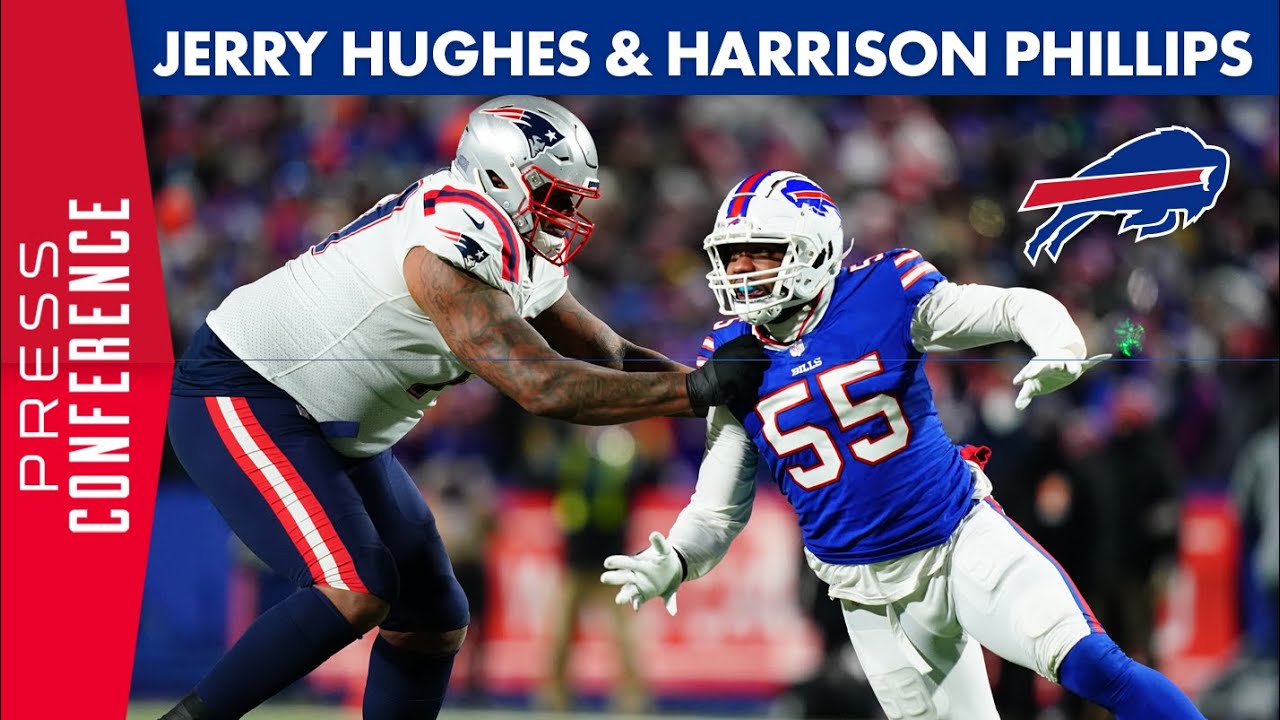 Jerry Hughes and Harrison Phillips After Bills 47-17 Playoff Win ...