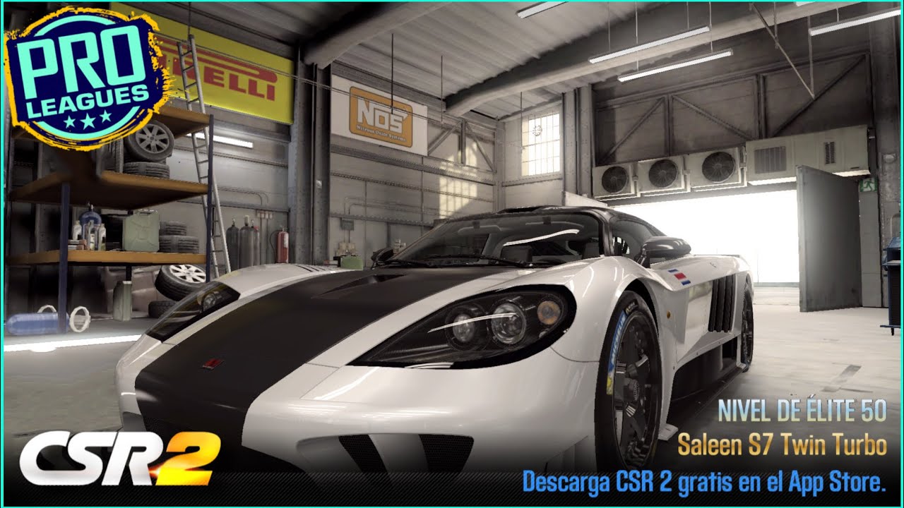 【CSR2】Saleen S7 Twin Turbo (elite 50) 7.018 launch manual, tune & shift ...