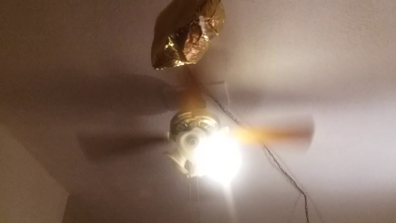 gold star balloon and fan - YouTube