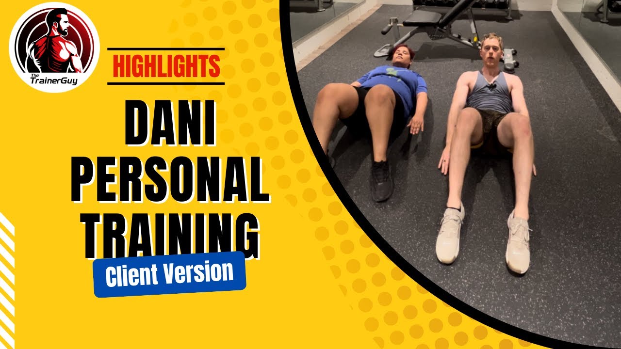 Working with my client Dani on whole body exercises in her condo # ...