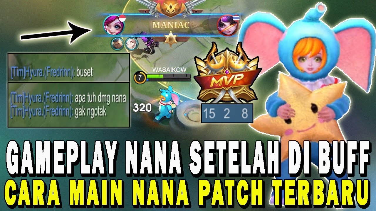 Cara Main Nana Patch Terbaru Gameplay Nana Revamp Build Nana Tersakit