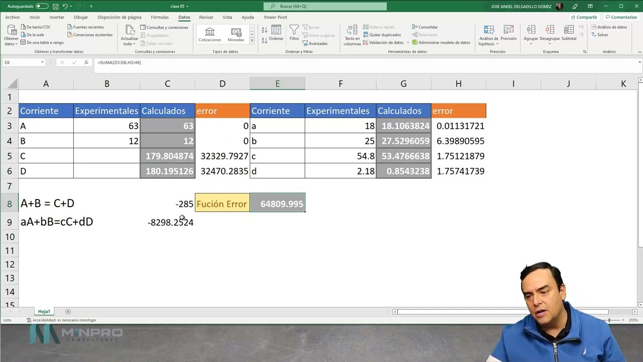 Utilización del motor Solver para solución de ecuaciones - YouTube