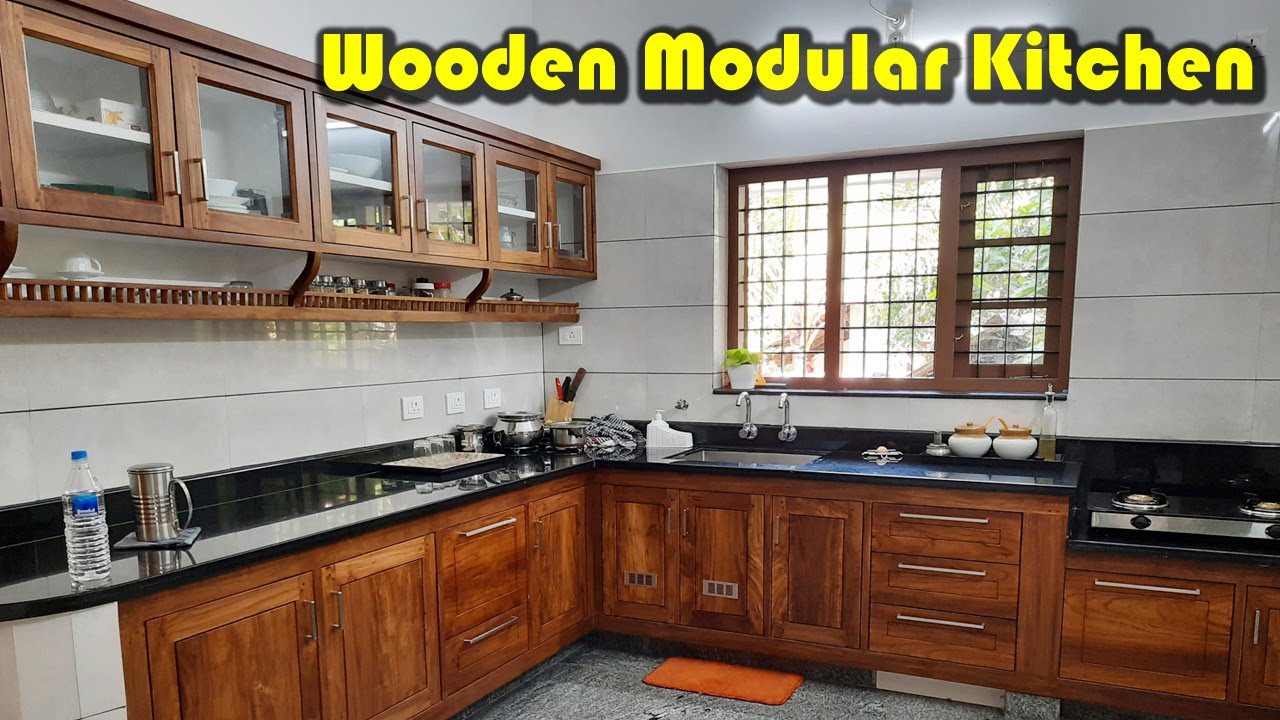 Latest Wooden Modular Kitchen | माड्यूलर किचन | Modern Kitchen Design ...