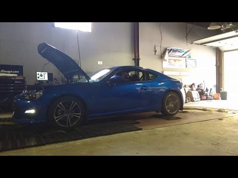 2013 Subaru BRZ Dyno Tune at Moto-East Tuning - YouTube