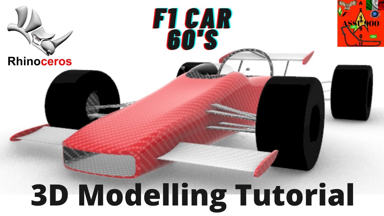 F1 car 60's | Rhinoceros-3d modeling tutorial. - YouTube