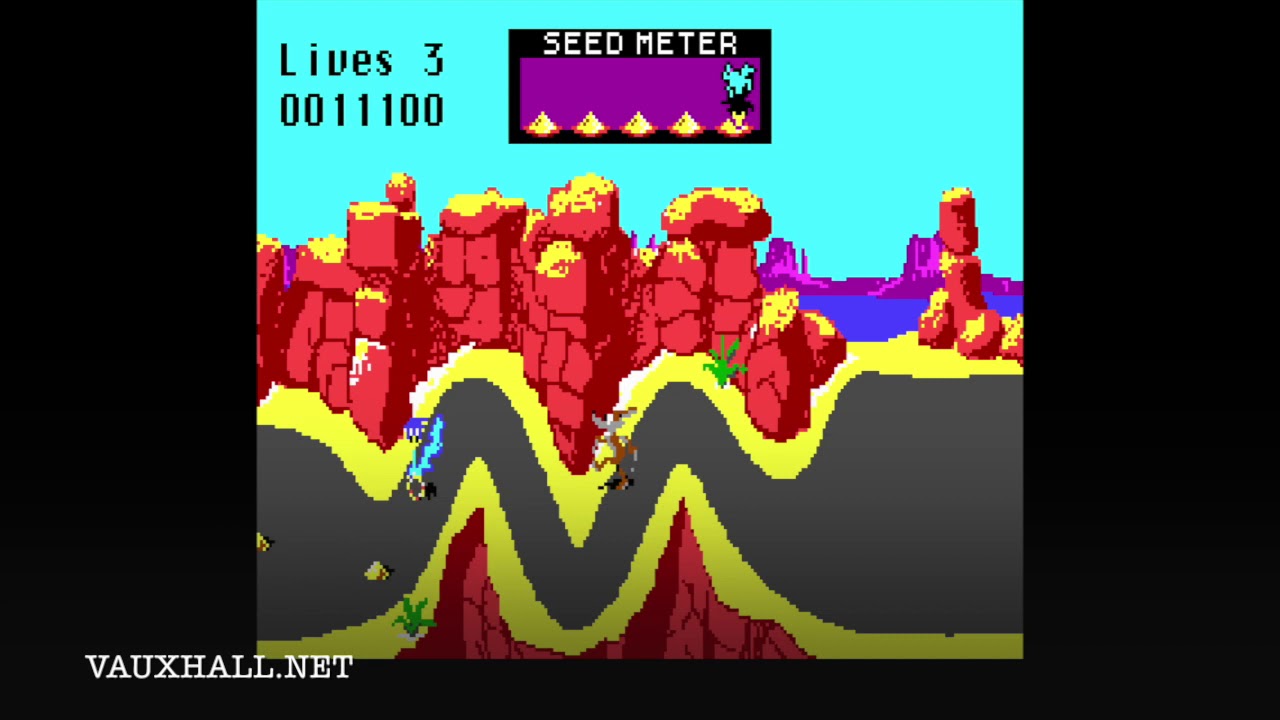 Road Runner (1989 Mindscape) - DOS, EGA, PC Speakers - race Wile E ...