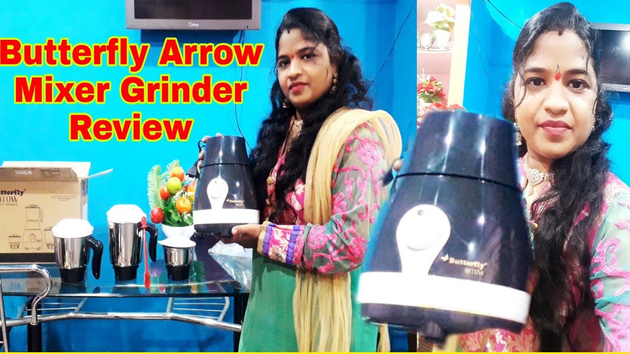 Butterfly Arrow Mixer Grinder Review in Telugu | Butterfly Mixer ...