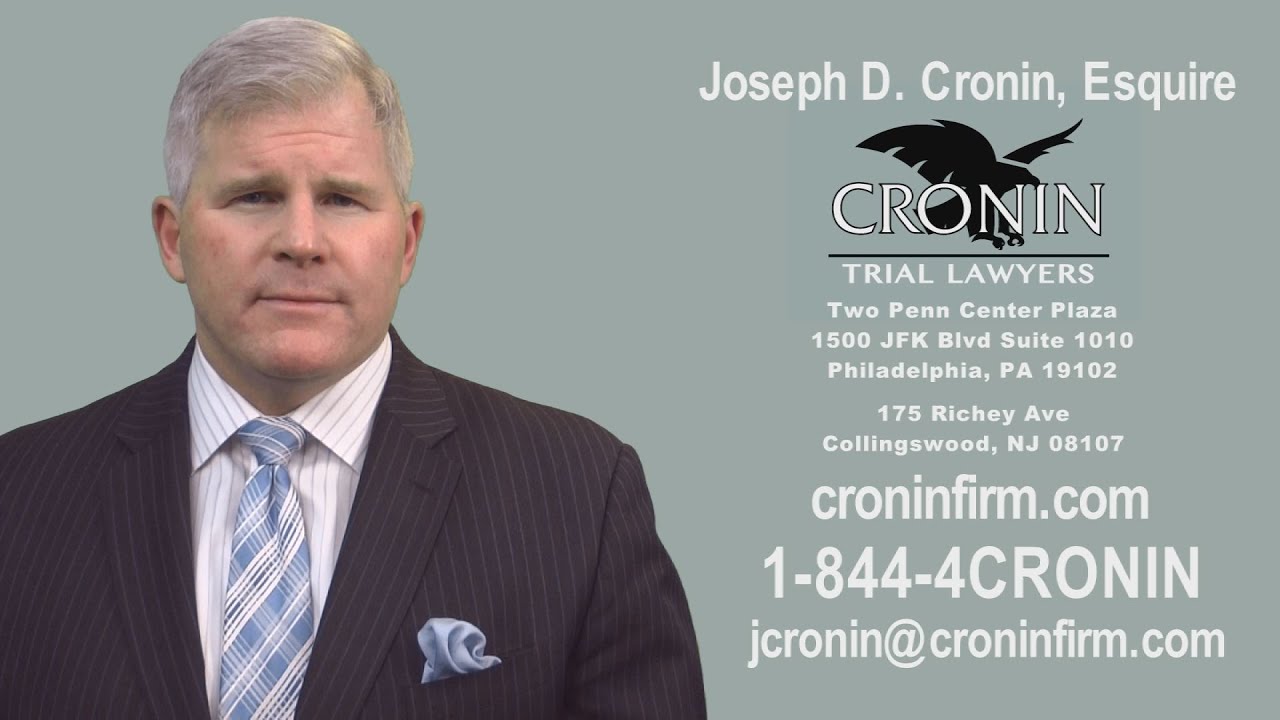 Joseph D. Cronin - Cronin Trial Lawyers - YouTube