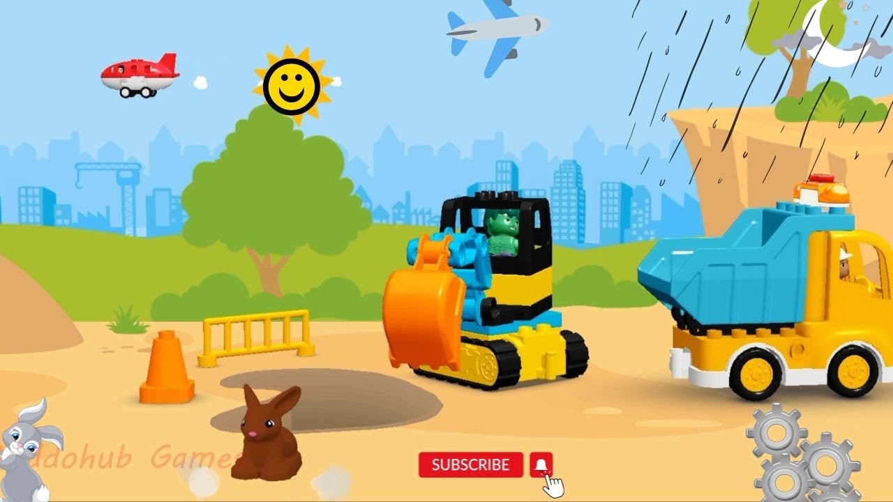 DUPLO LEGO: Hulk's Smash and Rescue | Saving a Rabbit! - YouTube