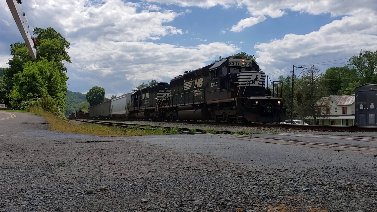 NS 3347 leads NS 3374 North on H53 30 May 2020 - YouTube