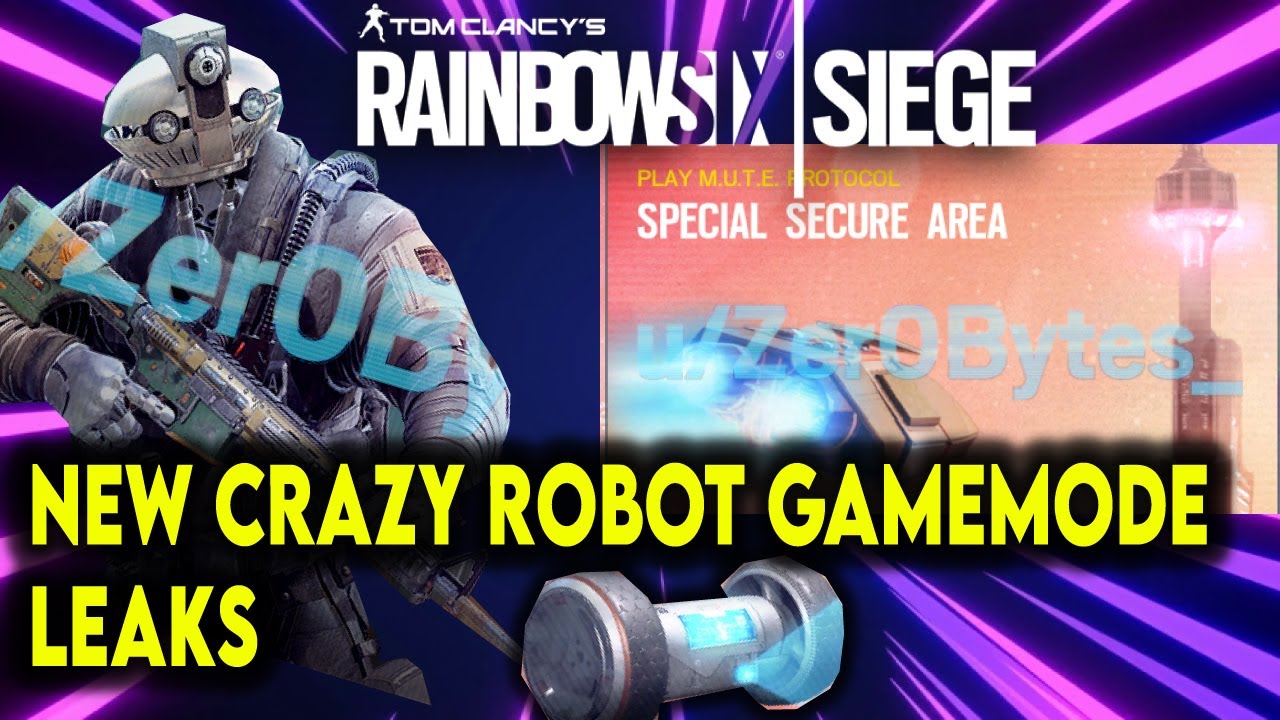 Rainbow Six Siege NEW Gamemode MUTE Protocol Leaks (robots in r6 *gone ...