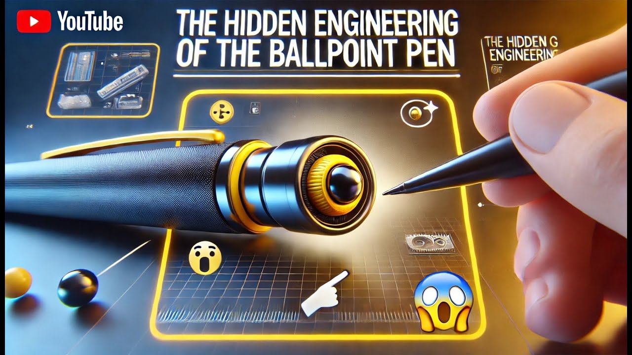 The Hidden Engineering Behind the Ballpoint Pen – How It Works! - YouTube