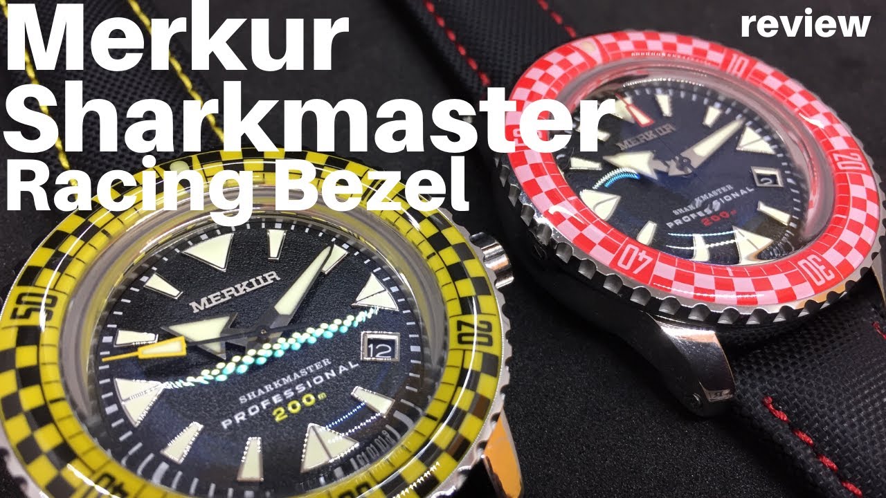 Merkur Sharkmaster Racing Bezel - YouTube