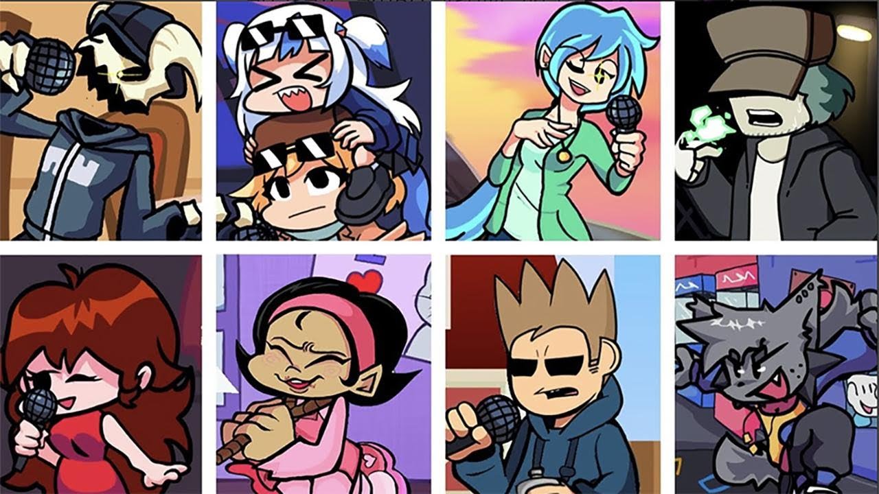 FNF Lock DownVs Kou V3 But Different Characters Sing It🎵EveryoneKepler ...