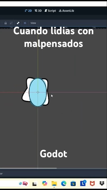 Cuando lidias con mal pensados #godot #gamedev #gameengine #indiedevs #programacion #indiedev ...