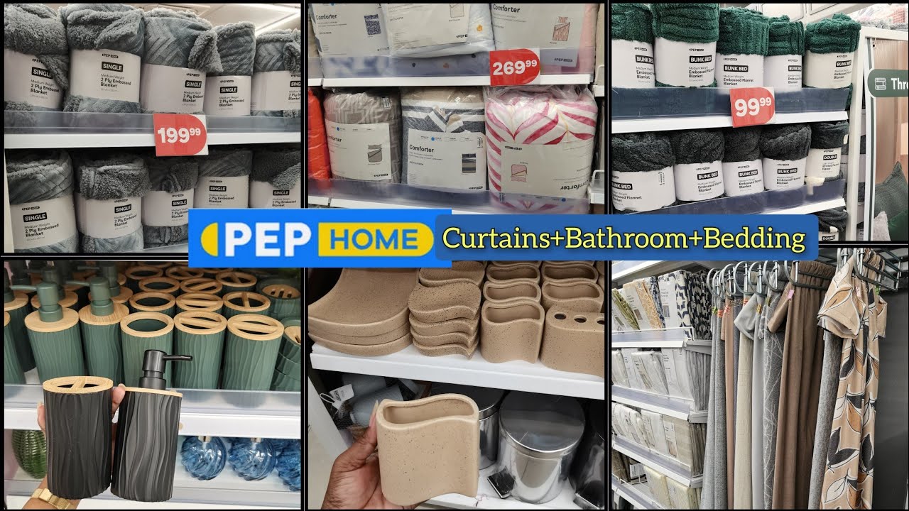 PEP HOME || CURTAINS || FLEECE BLANKET || DUVET SET || BATHROOM ITEM'S ...