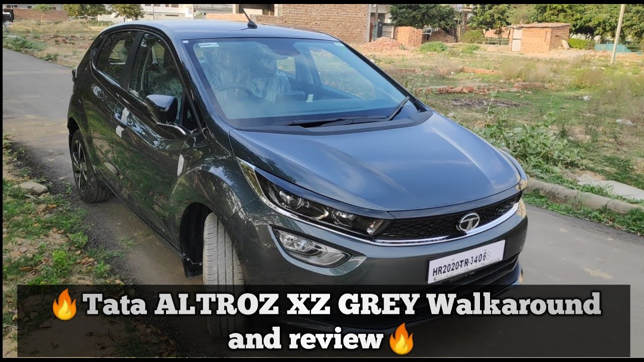 Walkaround and review of💥 TATA ALTROZ XZ GREY 💥| INTERIOR & EXTERIOR ...