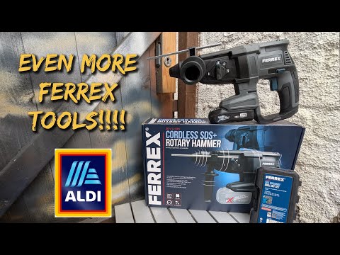 More Aldi Ferrex power tool Special Buys, this time the  SDS+ Cordless Hammer Drill!!!!!