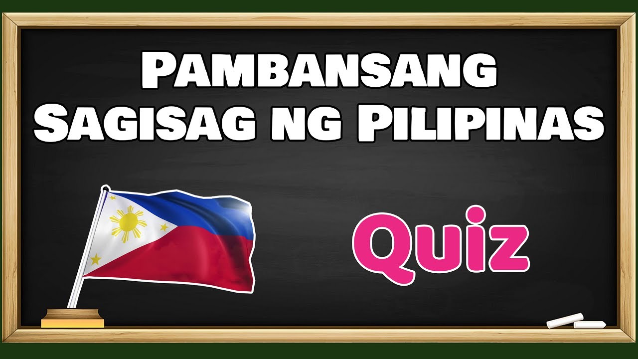 Pambansang Sagisag ng Pilipinas Quiz || National Symbols of the ...
