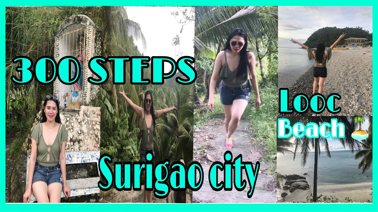 300 steps Looc beach | Surigao city | VLOGMAS - YouTube