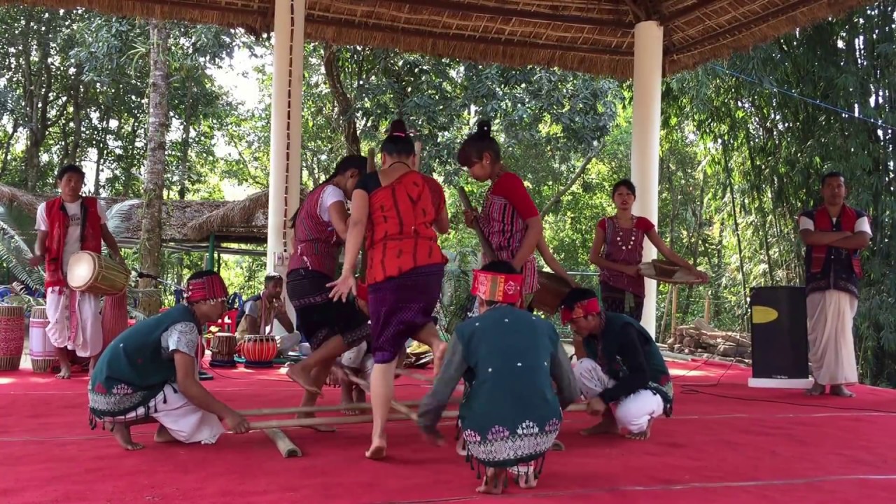 Famous North East Bamboo Folk Dance - YouTube