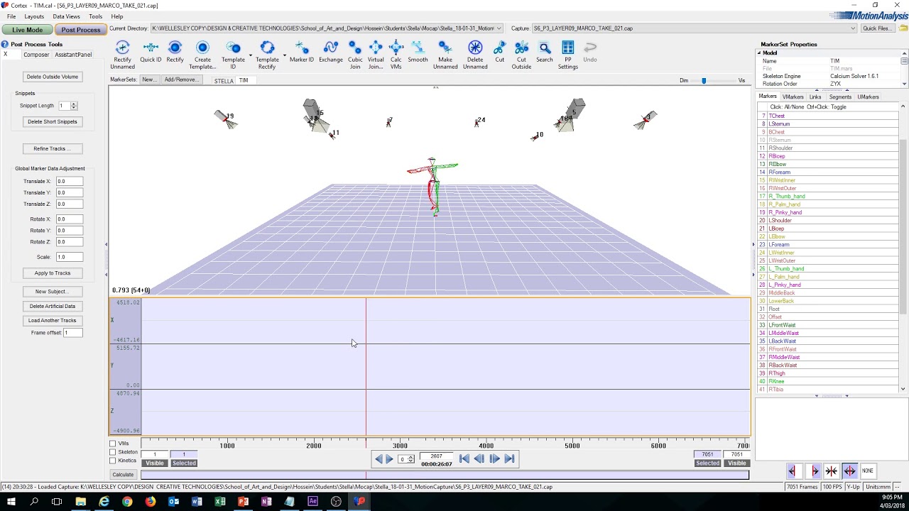 Mocap Data Cleaning in Cortex - part 2- Setting up your workstation ...