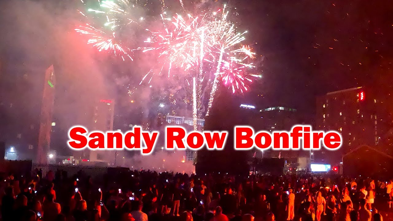 Sandy Row 11th Night Bonfire 2025 - YouTube