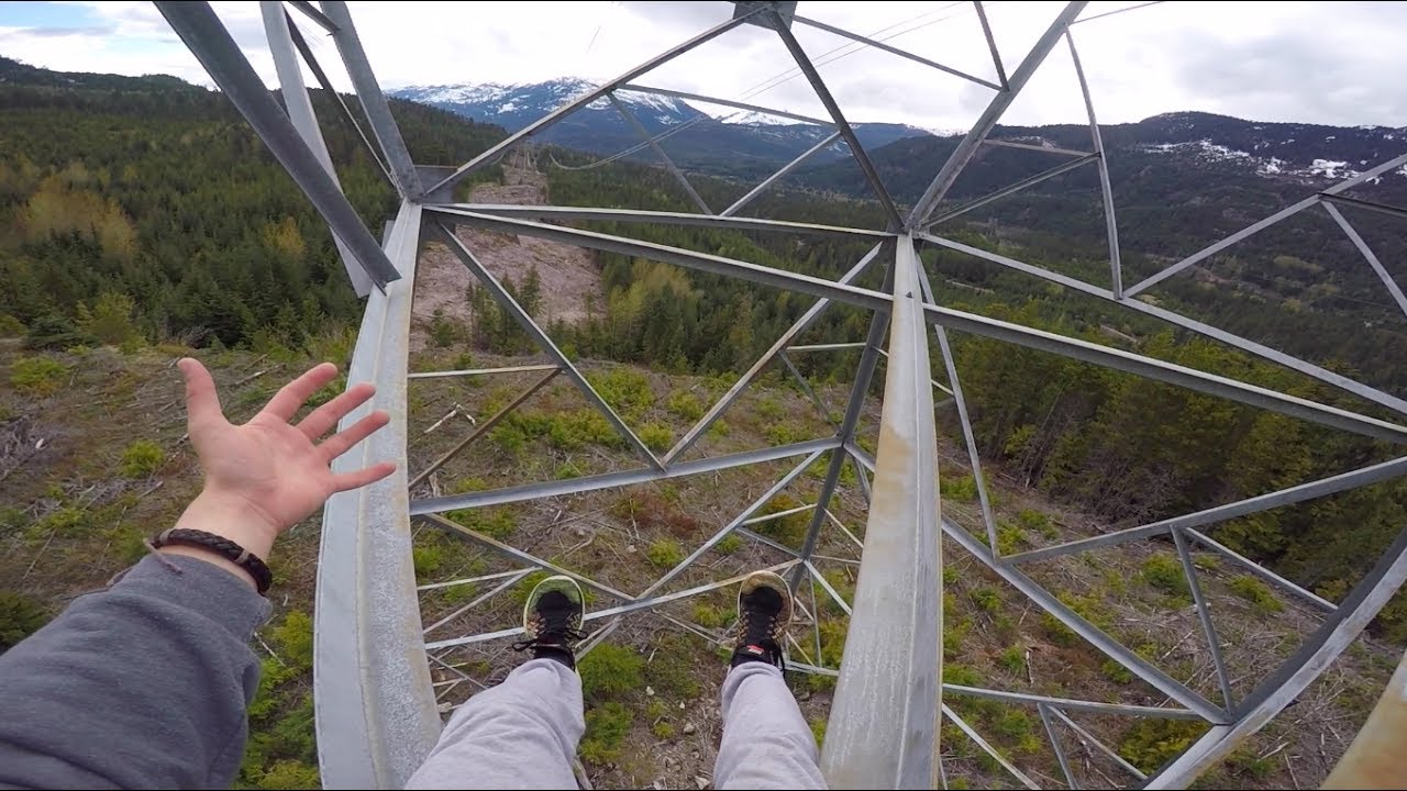 CLIMBING HYDRO TOWERS 😱 - YouTube