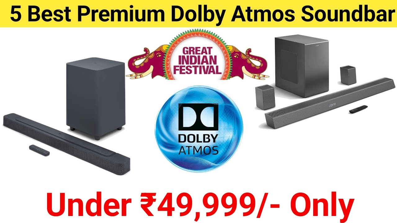 5 Best Premium Dolby Atmos⚡ Soundbar Under 50k | Amazon Great Indian ...