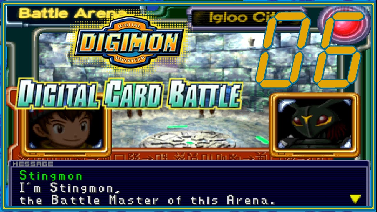 Digimon Digital Card Battle #06 - Igloo City Arena [Stingmon Battle ...