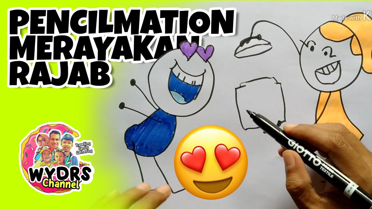 DRAWING PENCILMATION IS REALLY EASY, YOU HAVE TO TRY - YouTube
