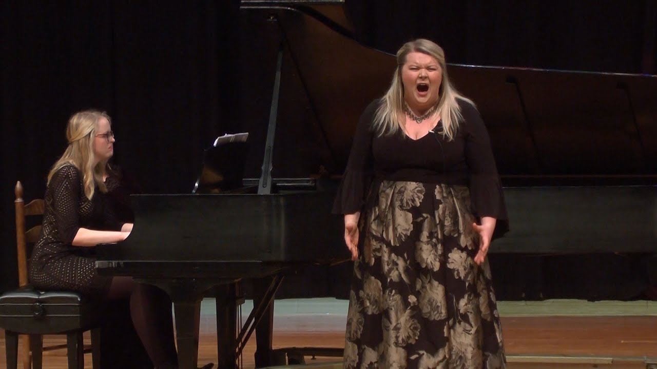Opera Singer Elise Eden returns to Alpena High after 13 yrs. - YouTube