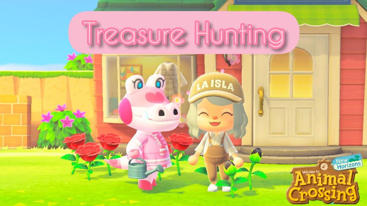 Treasure Hunting With Gayle | Animal Crossing New Horizons - YouTube