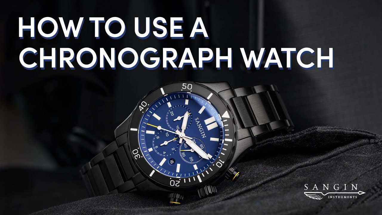 How to Use the Sangin Instruments Professional Chronograph | Full ...