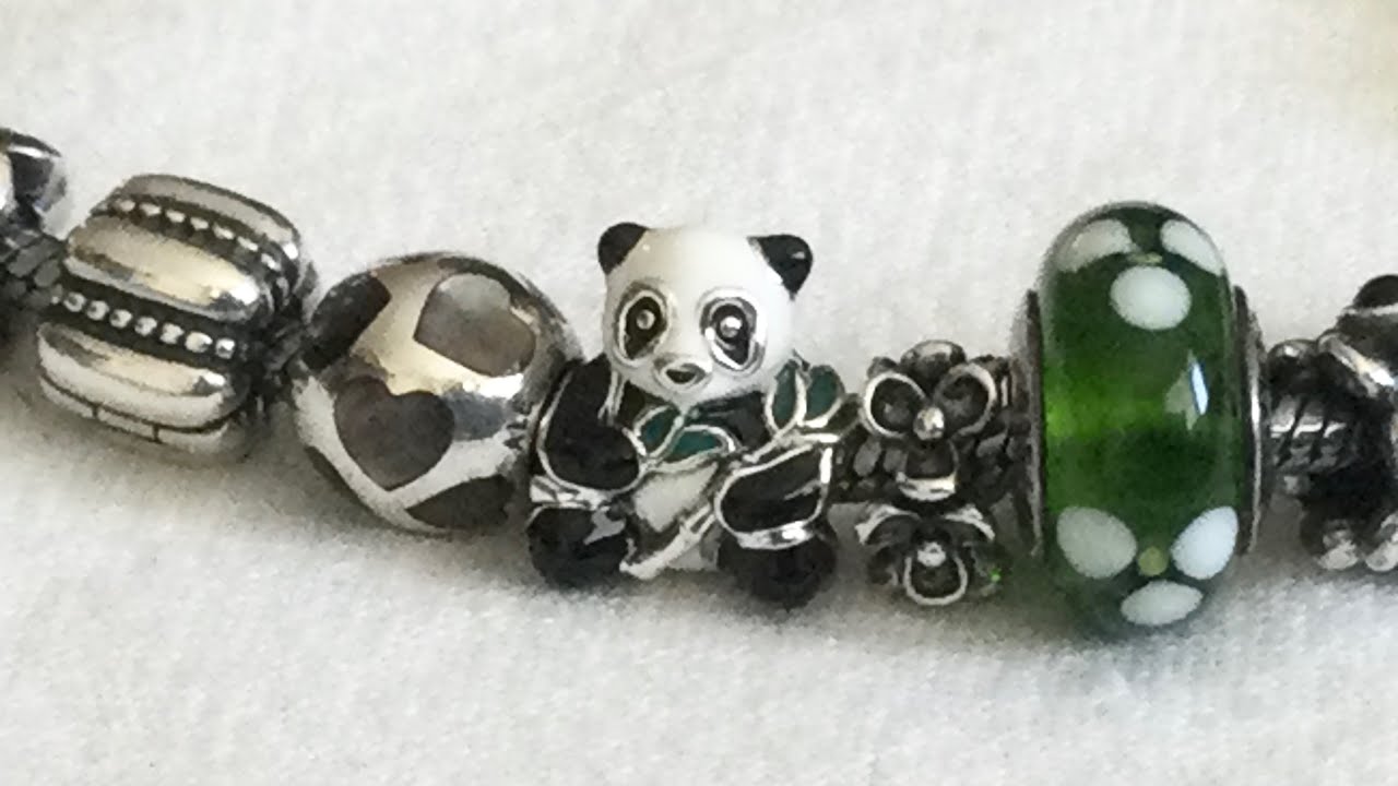 My Pandora Panda Bracelet Design 🥰🐼🌿 - YouTube
