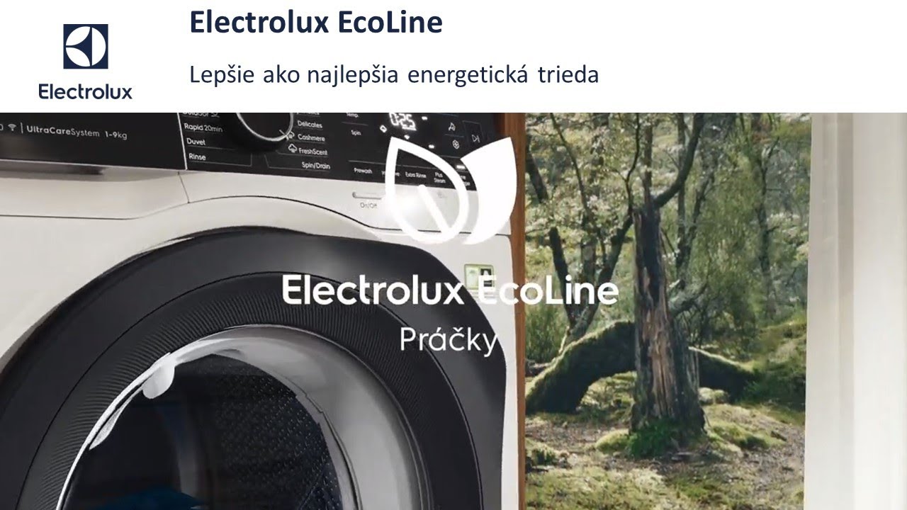Práčky Electrolux EcoLine - YouTube