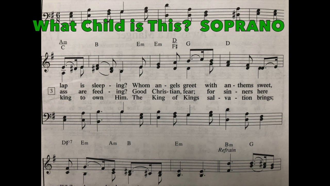 What Child is This SOPRANO - YouTube
