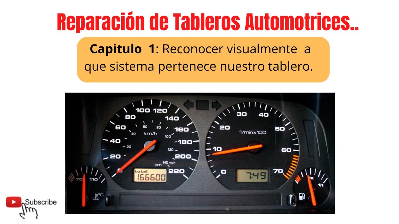 Clase1: Tableros Automotrices - Reconocer tipo de sistema - YouTube
