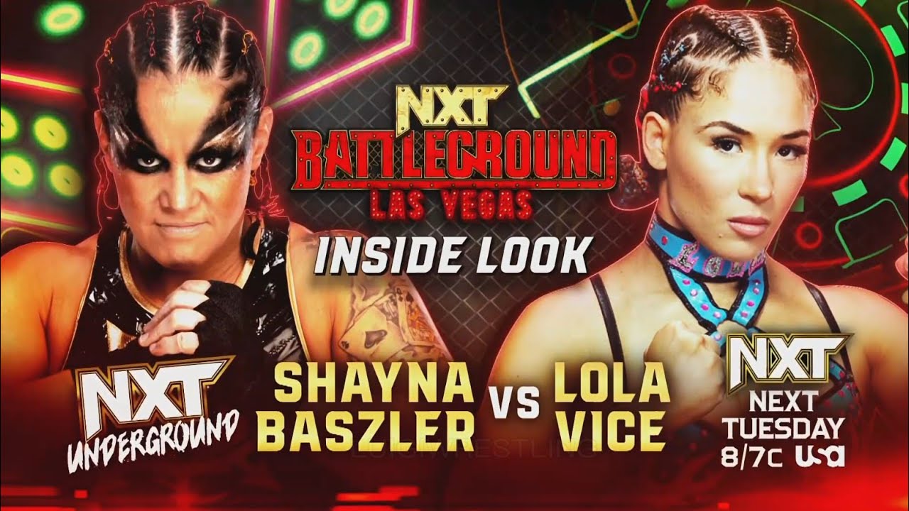 Shayna Baszler vs Lola Vice - NXT Underground Inside Look: NXT, Jun. 4 ...