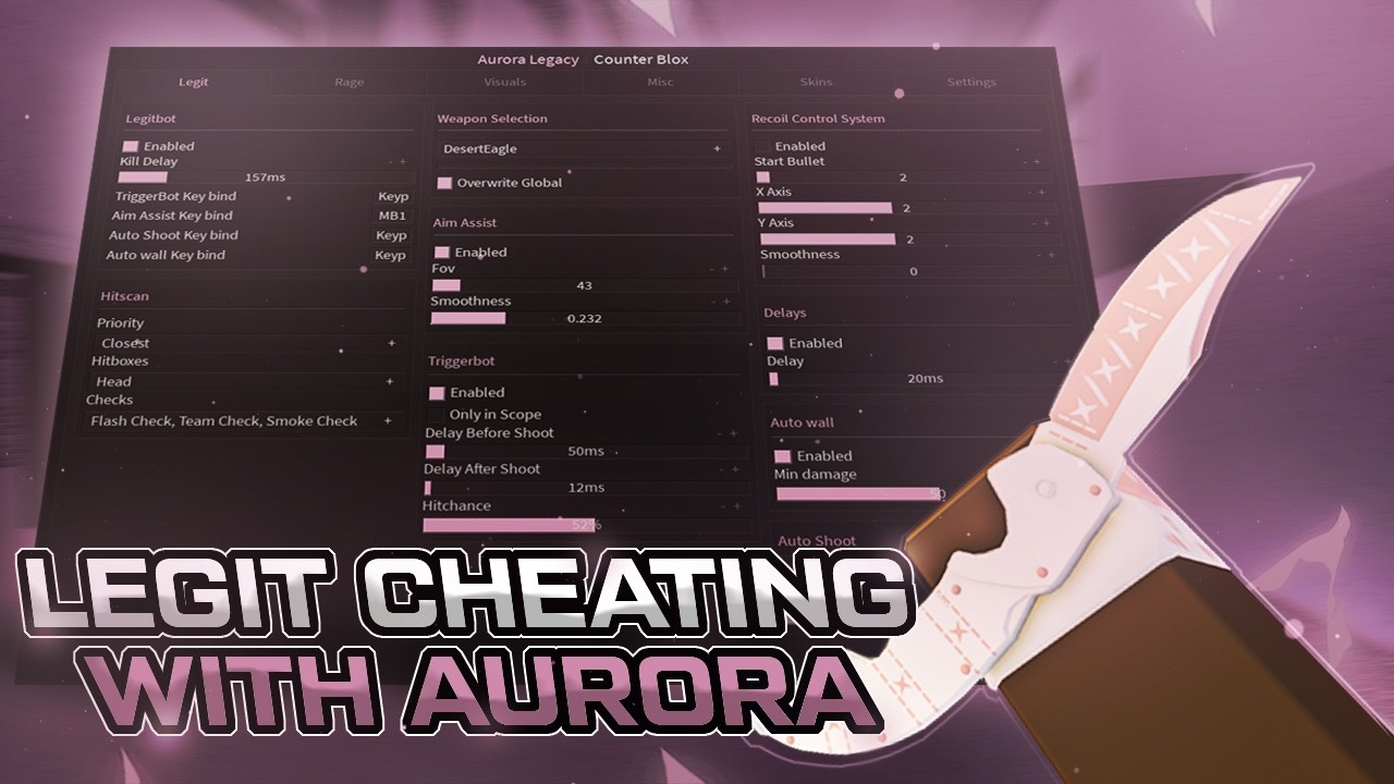 Best Legit Cheating | Counter Blox Script Ft. Project Aurora - YouTube