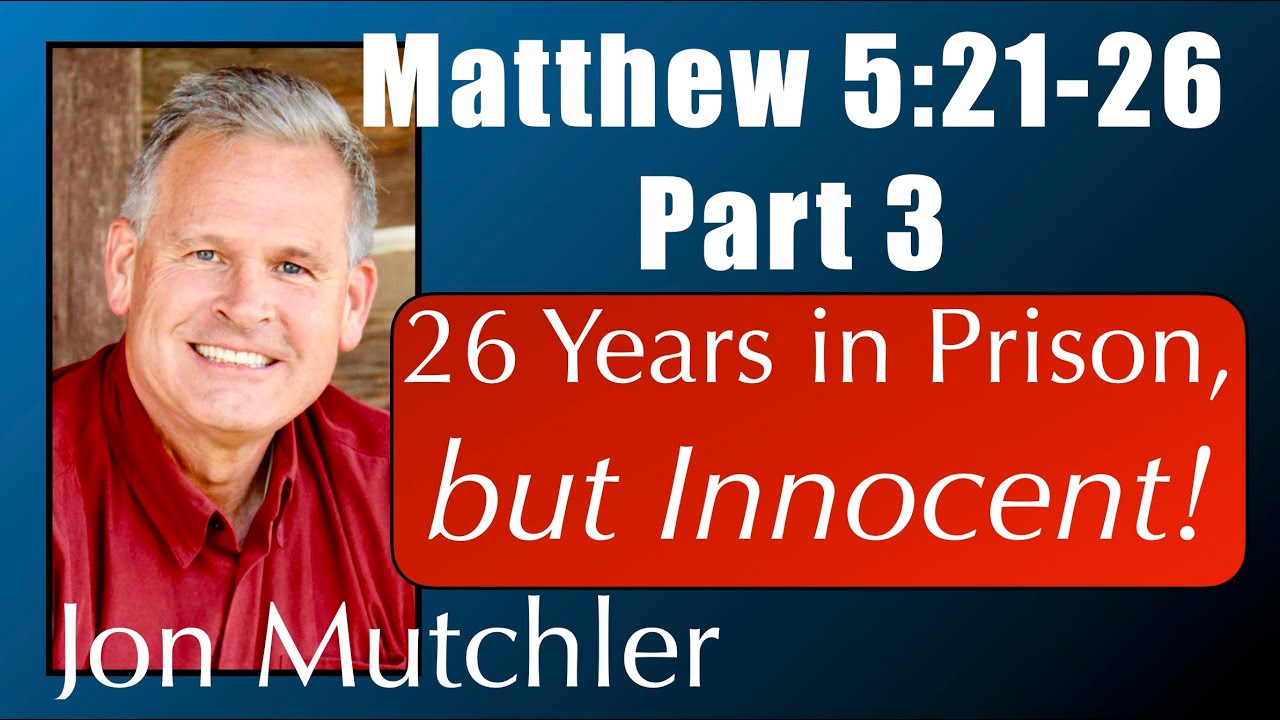 Alton Logan: INNOCENT, but 26 Years in Prison (Matthew 5:21-26, part 3 ...