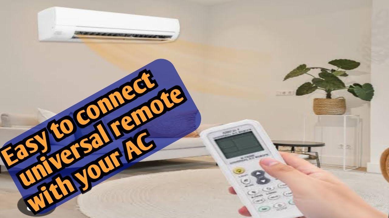 How to connect universal remote with your air conditioner| How to ...