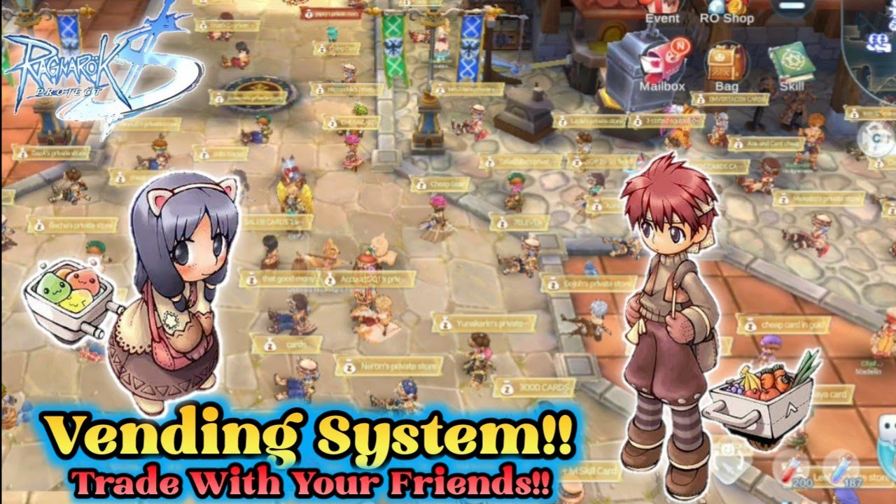Vending System? Ghost Trade? Trade with Others! - Ragnarok V : Returns ...