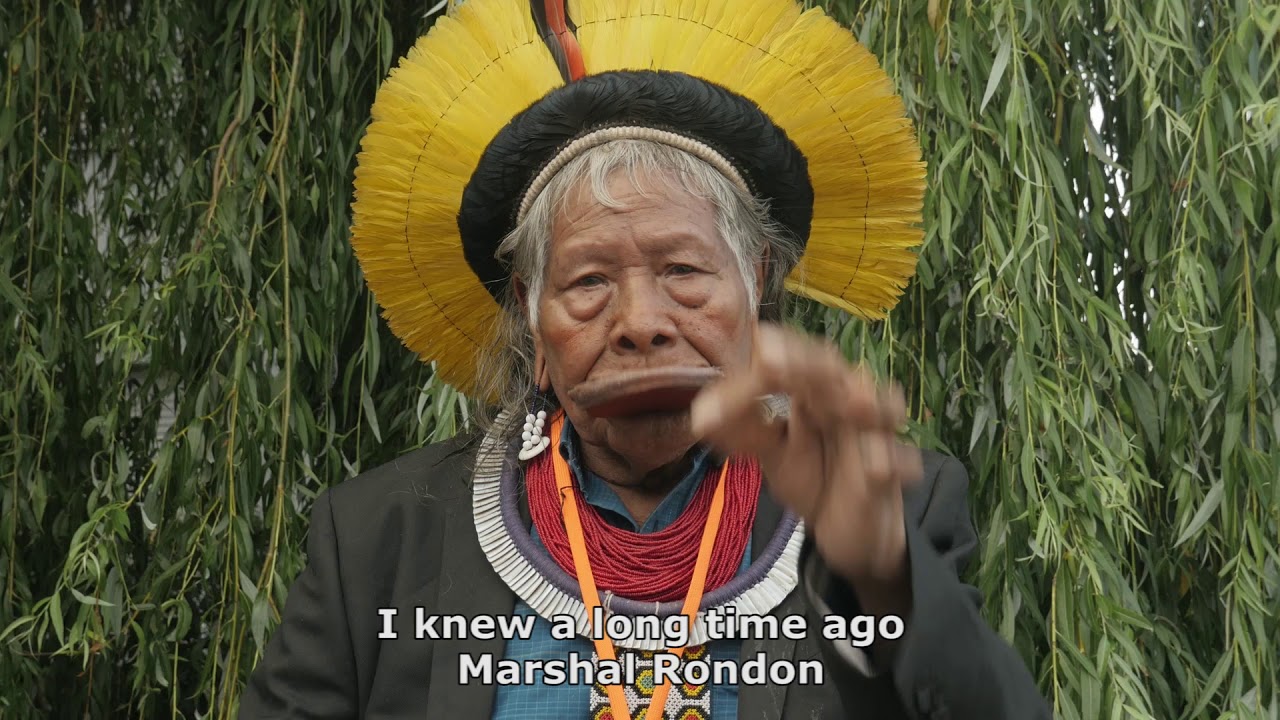 Indigenous leader Raoni Metuktire urges world leaders to protect the ...