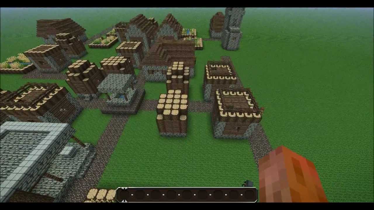 HUGE NPC Village - YouTube